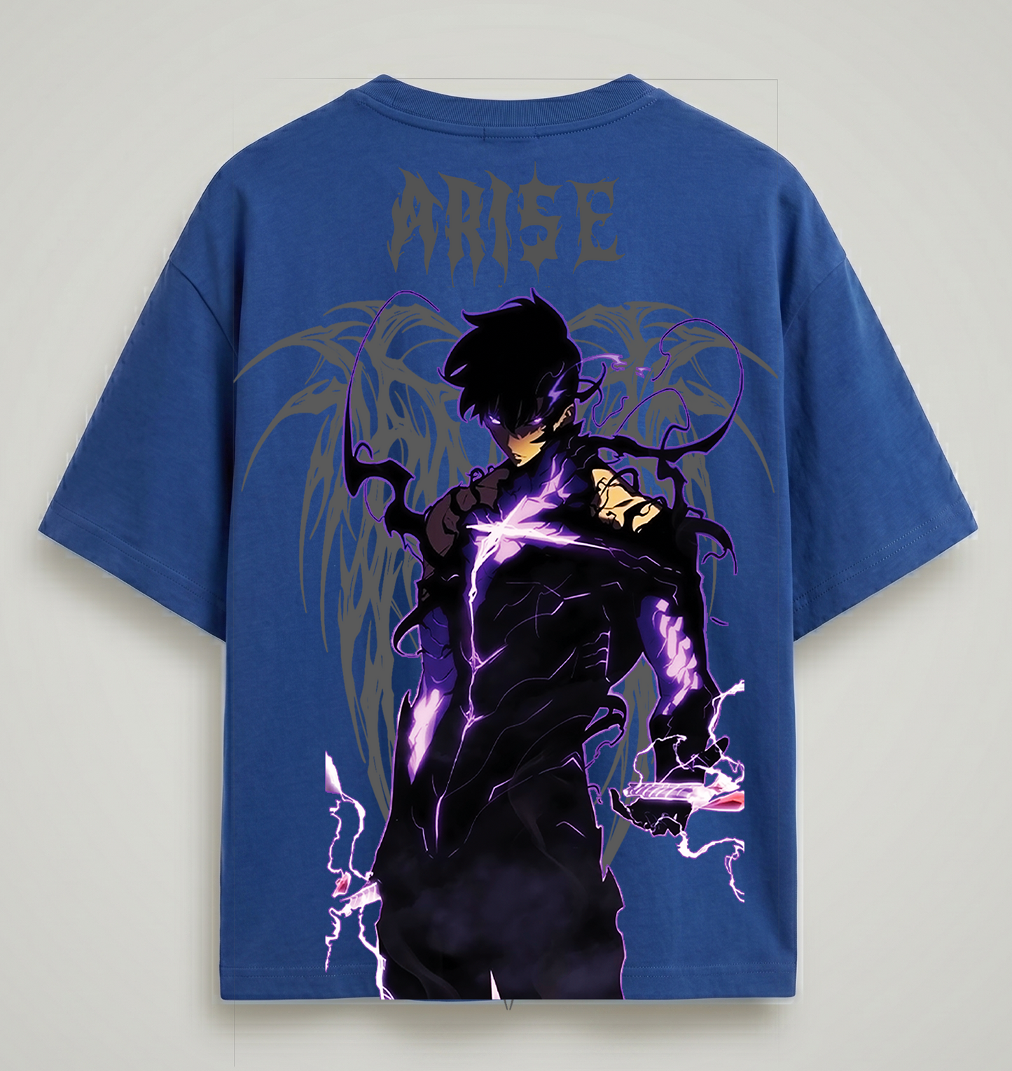 solo leveling arise light Reflective oversize drop shoulder t shirt ...
